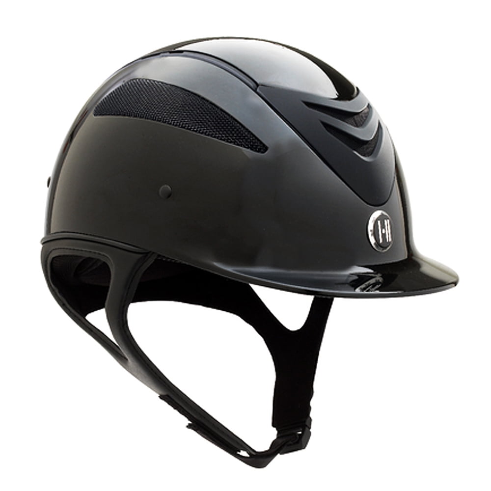 64ER One K Defender Horse Riding Helmet Black Gloss Matte - Walmart.com