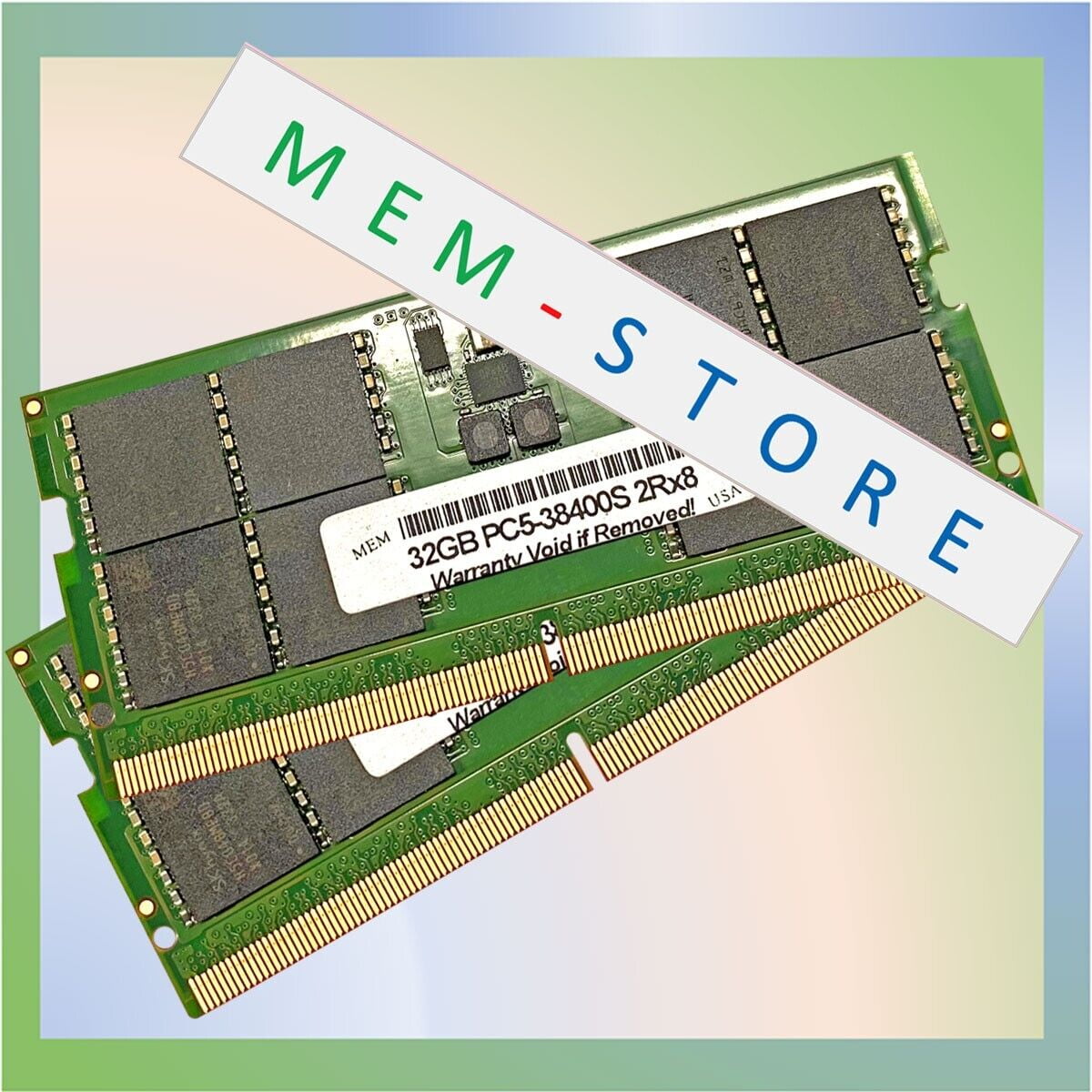 64GB (2x32GB) DDR5-4800 SODIMM Kingston KVR48S40BD8K2-64 Equivalent RAM ...