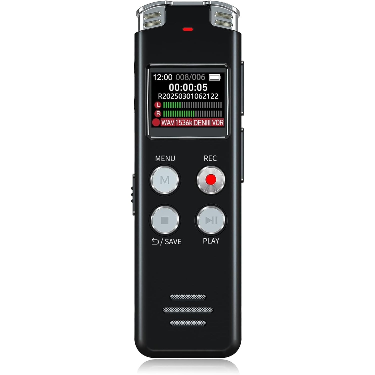 64GB Digital Voice Recorder with Playback: Voice Activated Recorders ...