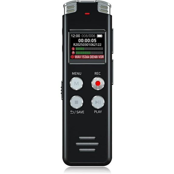 64GB Digital Voice Recorder with Playback: Voice Activated Recorders ...