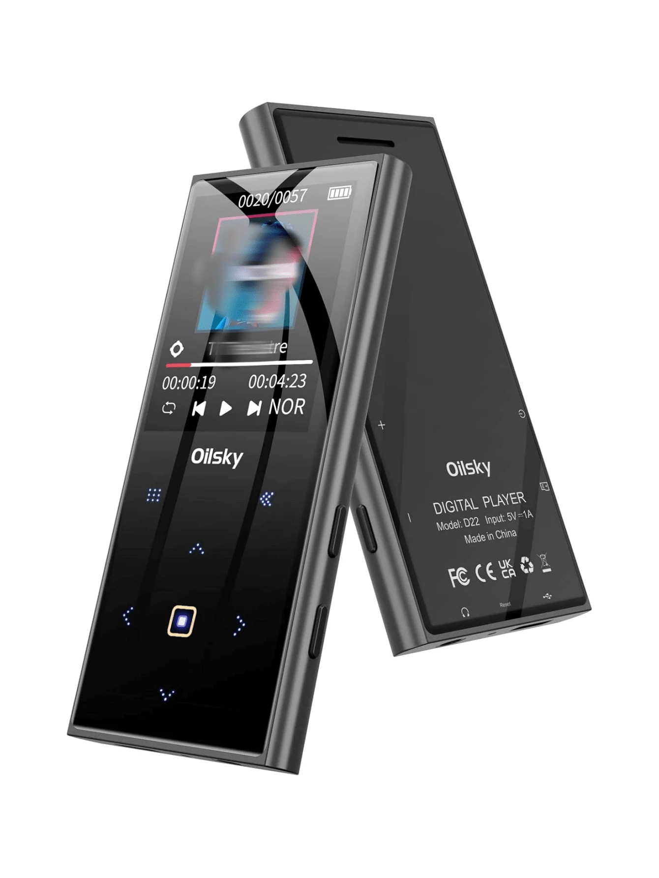64GB MP3 Player, Bluetooth 5.0, Portable Digital Lossless Music With FM ...