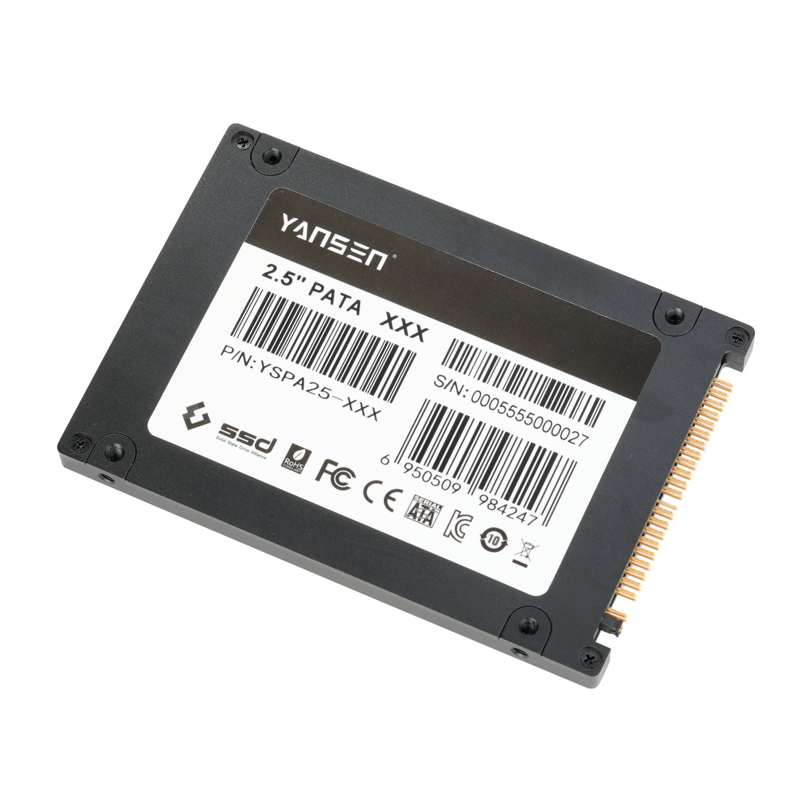64GB Yansen 2.5-inch PATA/IDE 44-Pin SSD Solid State Disk (MLC Flash ...