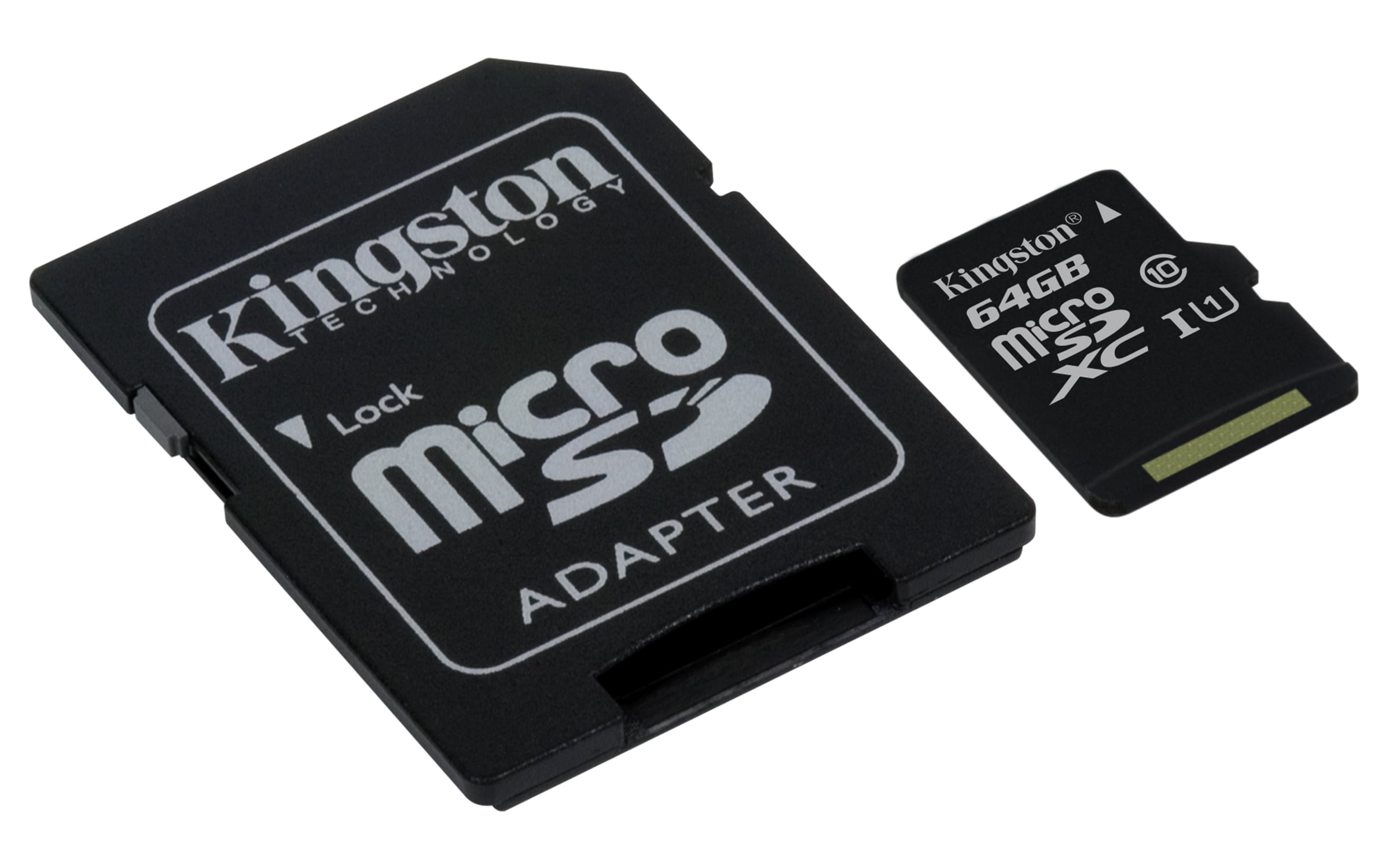 64GB microSDXC Canvas Select 80R CL10 UHS-I Card + SD Adapter - Walmart.com