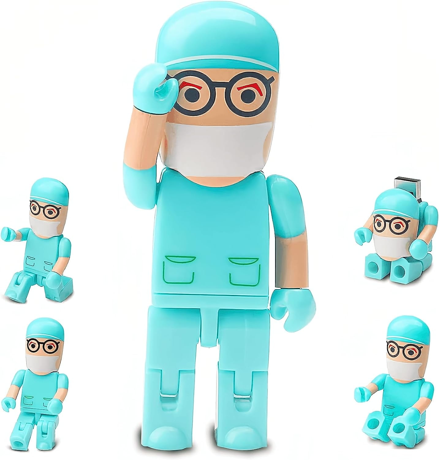 64Gb Doctor Surgeon Robot Usb Flash Drive Memory Stick Pendrive With ...
