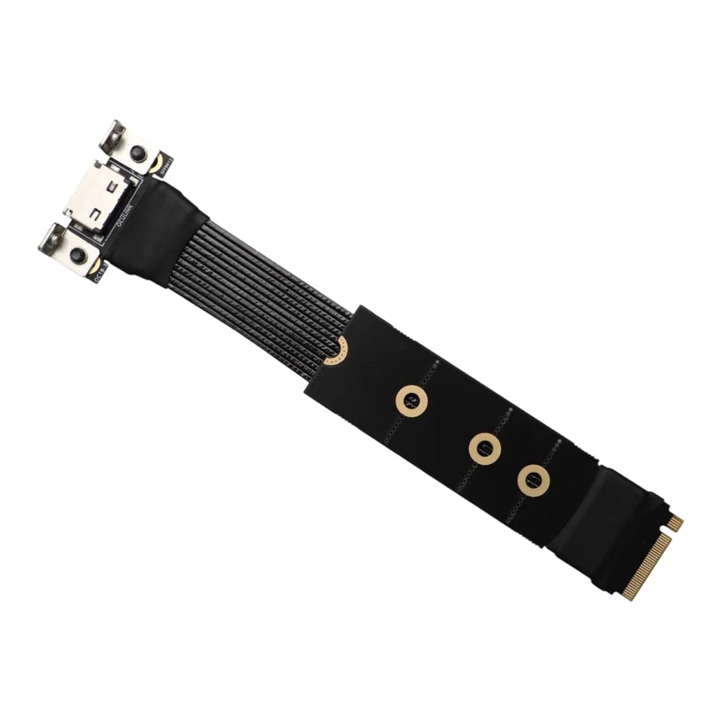 64Gbps to 4i Extension Cable PCIe4.0 Gen4 Silver Plated Cable for to ...