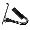 64Gbps to SFF-8611 (OCuLink) Extension Cable, 64Gbps High-Speed Silver ...