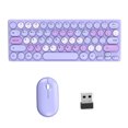 64Keys Wireless Keyboards And Ergonomic Combo With Receiver Plugs Play ...