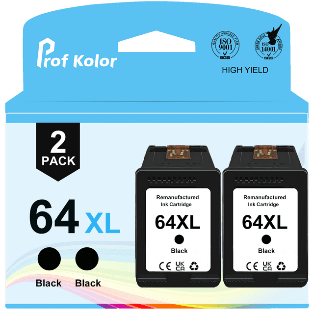 64XL 64 Ink Cartridges, for HP 64 Black Ink Cartridges, 2 Pack ... 64XL 64 Ink Cartridges, for HP 64 Black Ink Cartridges, 2 Pack ...