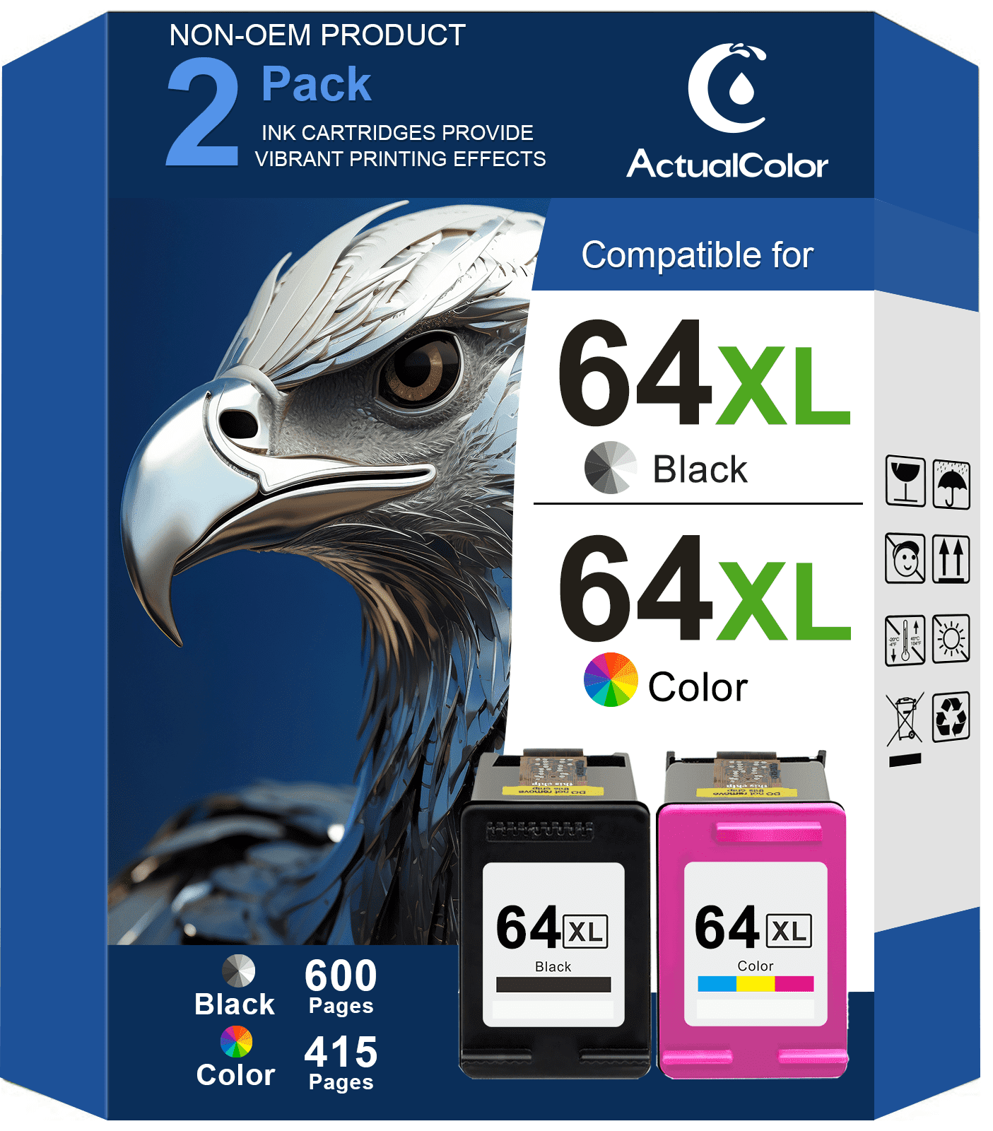 64XL Ink Cartridge for HP 64 Ink Cartridge HP Ink 64 for HP 64XL ...