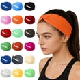 64cm Head Circumference Elastic Hairbands, Sweatproof Wide Sports ...