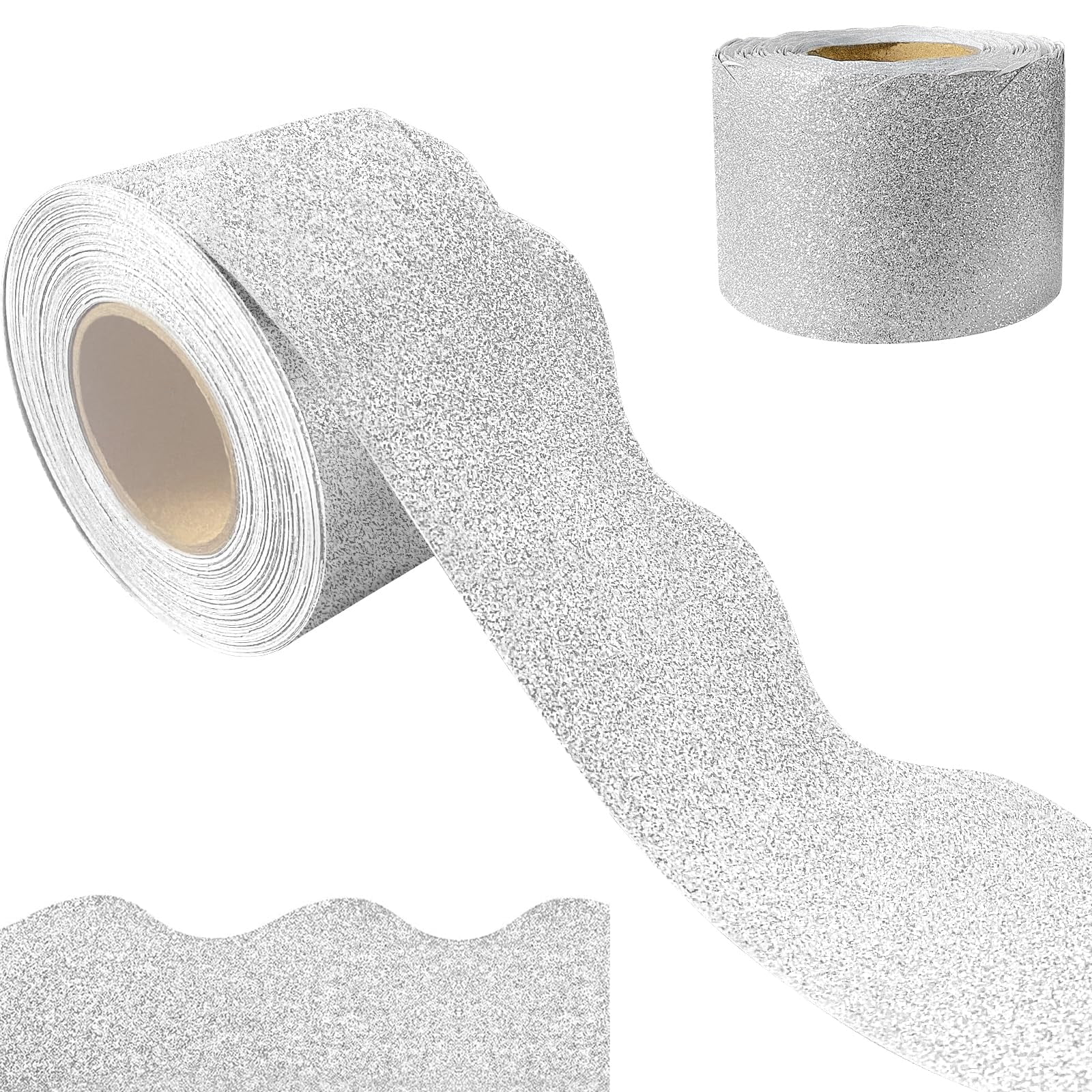 64ft Glitter Wallpaper Border, Sparkle Bulletin Boards for Office ...