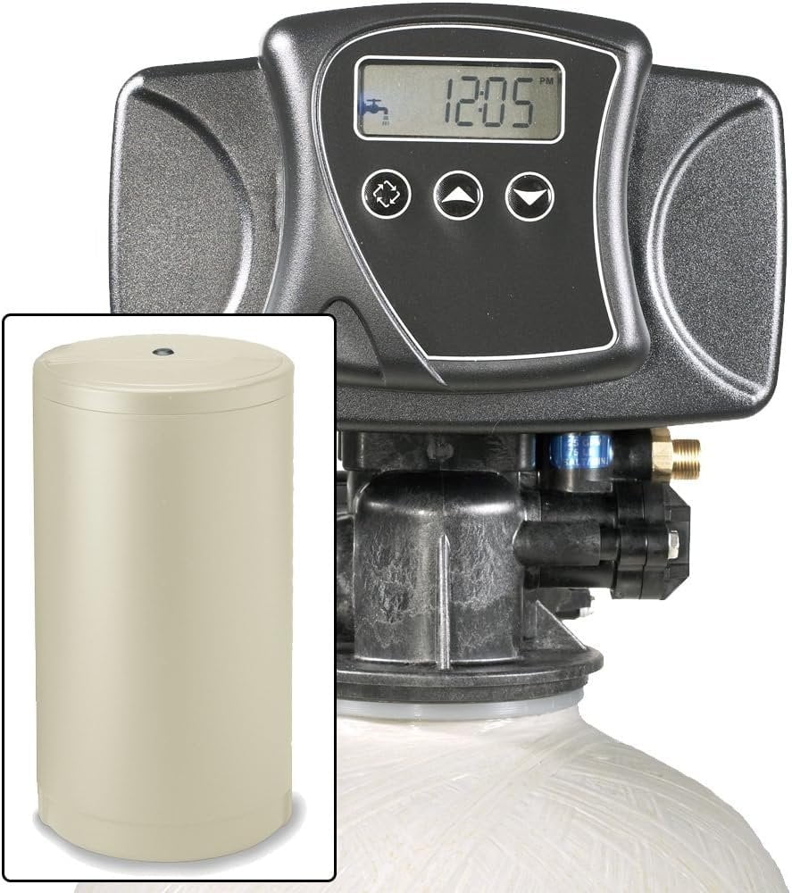 64k Pentair Fleck 10% crosslink resin 5600SXT Digital water softener ...