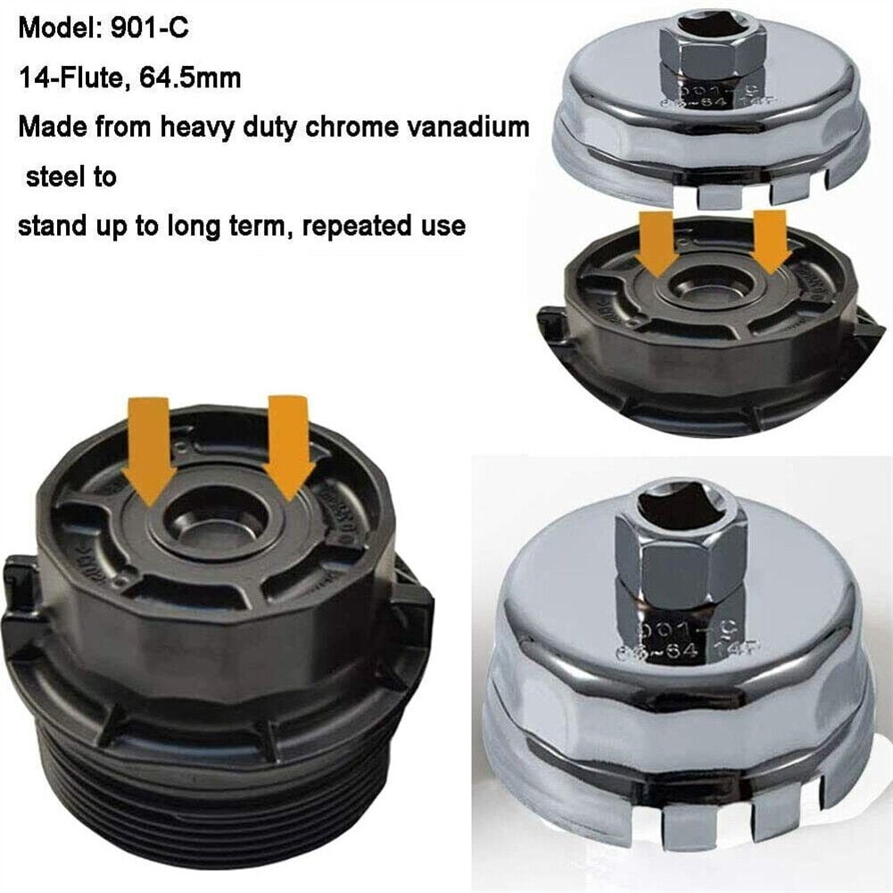 64mm Oil Filter Wrench Tool for Toyota Lexus Scion 1.8L 2.0L 4 Cylinder ...