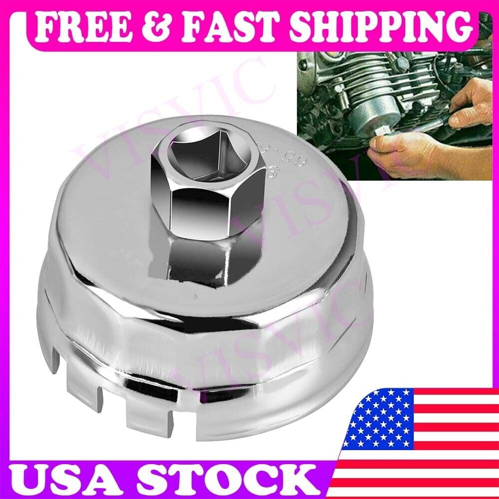64mm Oil Filter Wrench Tool for Toyota Lexus Scion 1.8L 2.0L 4 Cylinder ...