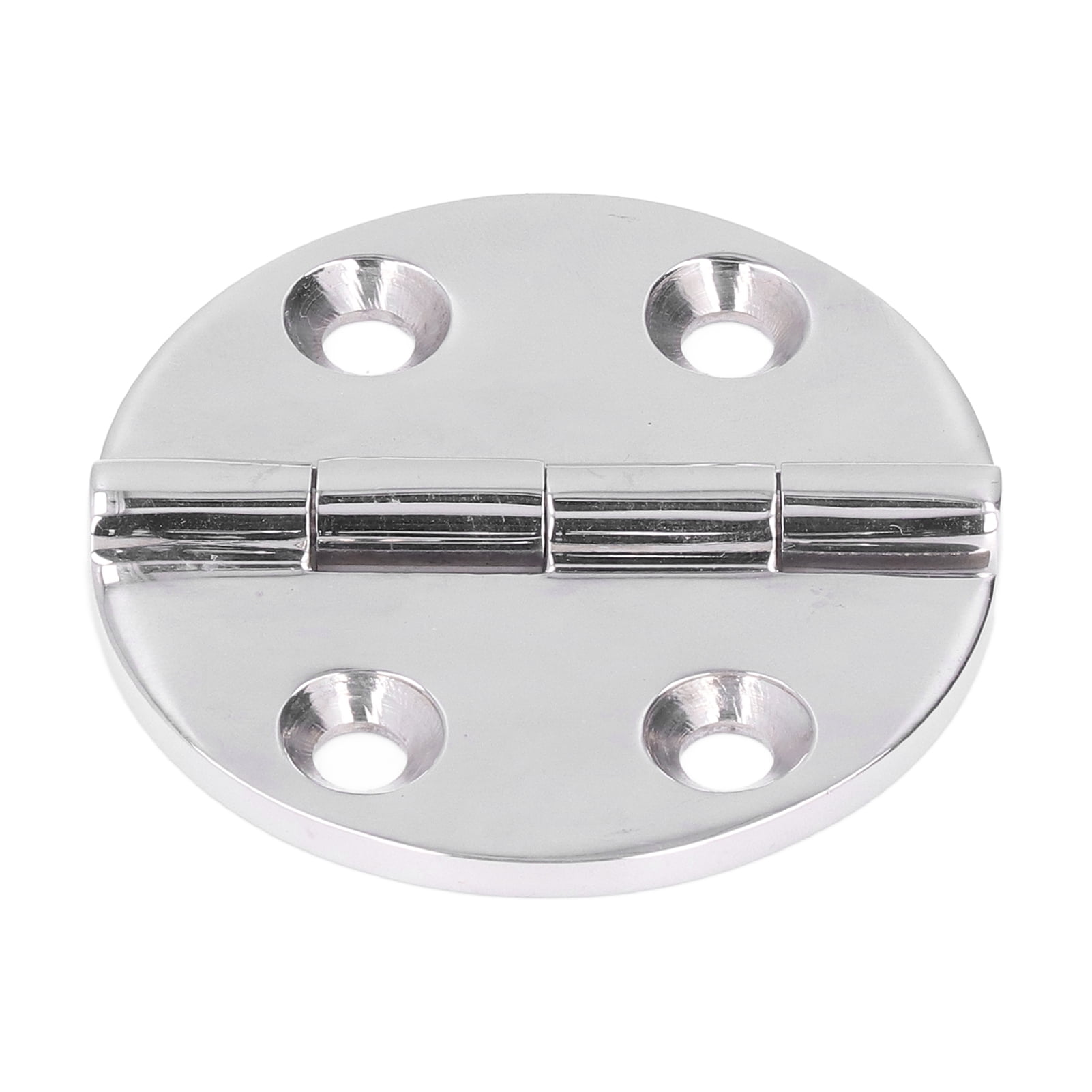 64mm Round Hinge 316 Stainless Steel Mirror Polished Hinges Hole ...