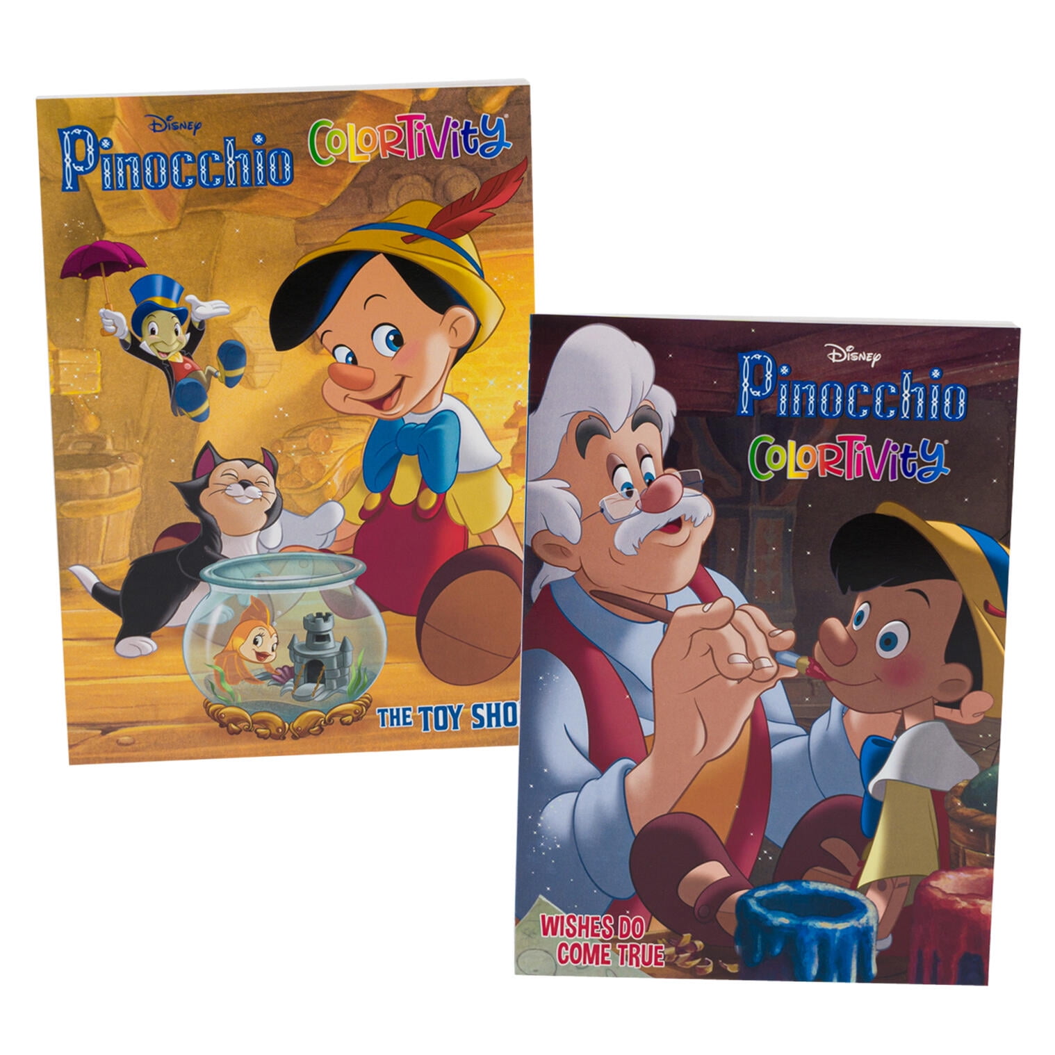 64pg Disney Pinocchio Coloring Book- 2 Assortments - Walmart.com