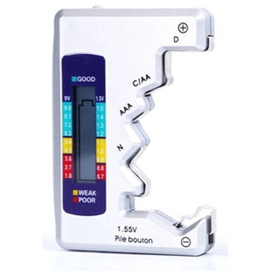 64x14x93mm, Multicolor, Advanced Voltage Checker for Multiple Battery ...