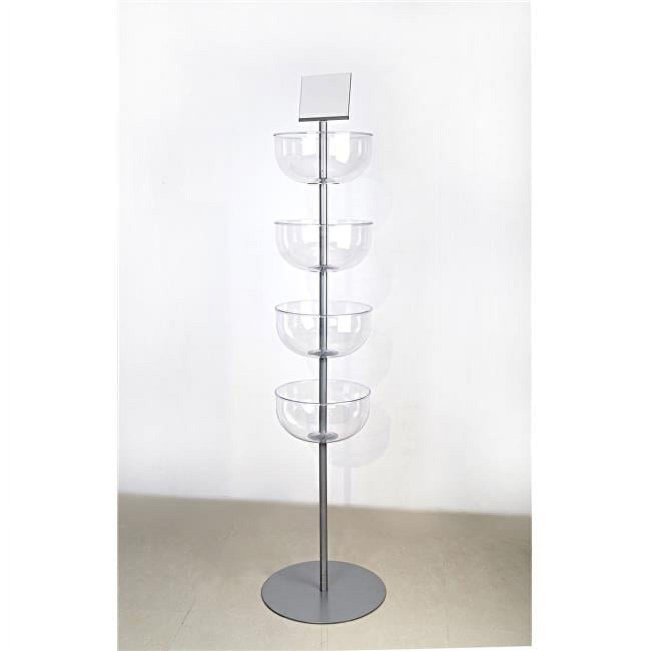 65.5 in. 4 Tier Acrylic Bowl Display - Walmart.com