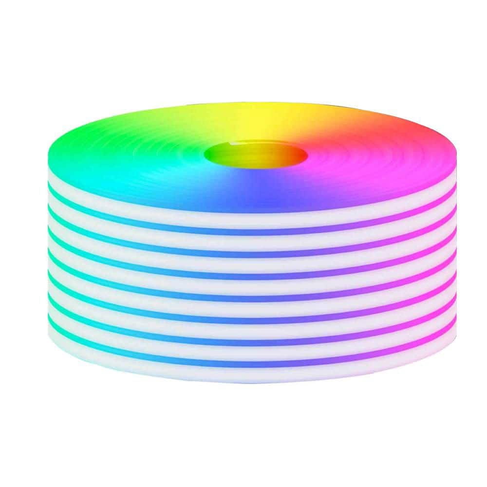 65.6 ft. Hardwired RGB Integrated LED Strip Lights, Outdoor IP67 ...