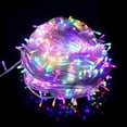 65.6ft 200 LED String Lights, 24V Multicolor Fairy Lights, Clear Wire ...
