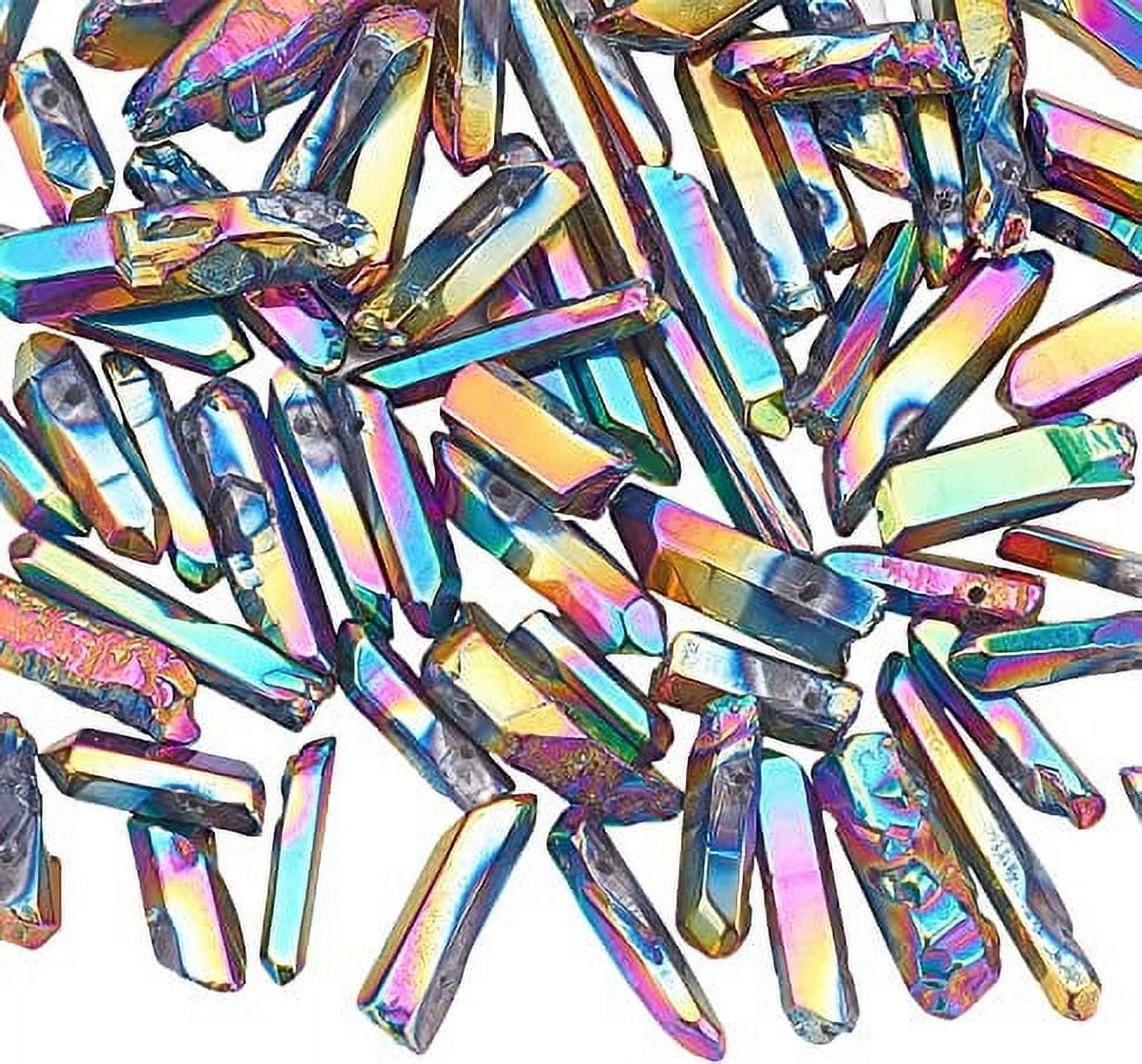 65~70Pcs Quartz Crystal Points Yoga Amulet Chakra Set Tumbled Stones ...