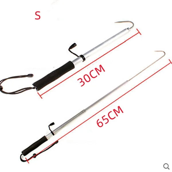 65/90/120CM Retractable Stainless Steel Telescopic Sea Fishing Spear ...