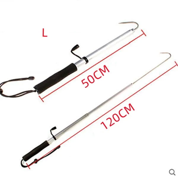 65/90/120CM Retractable Stainless Steel Telescopic Sea Fishing Spear ...