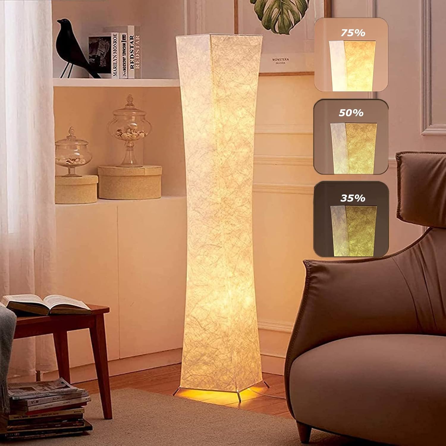 65'' Creative LED Floor Lamp, Softlighting Minimalist Modern ...