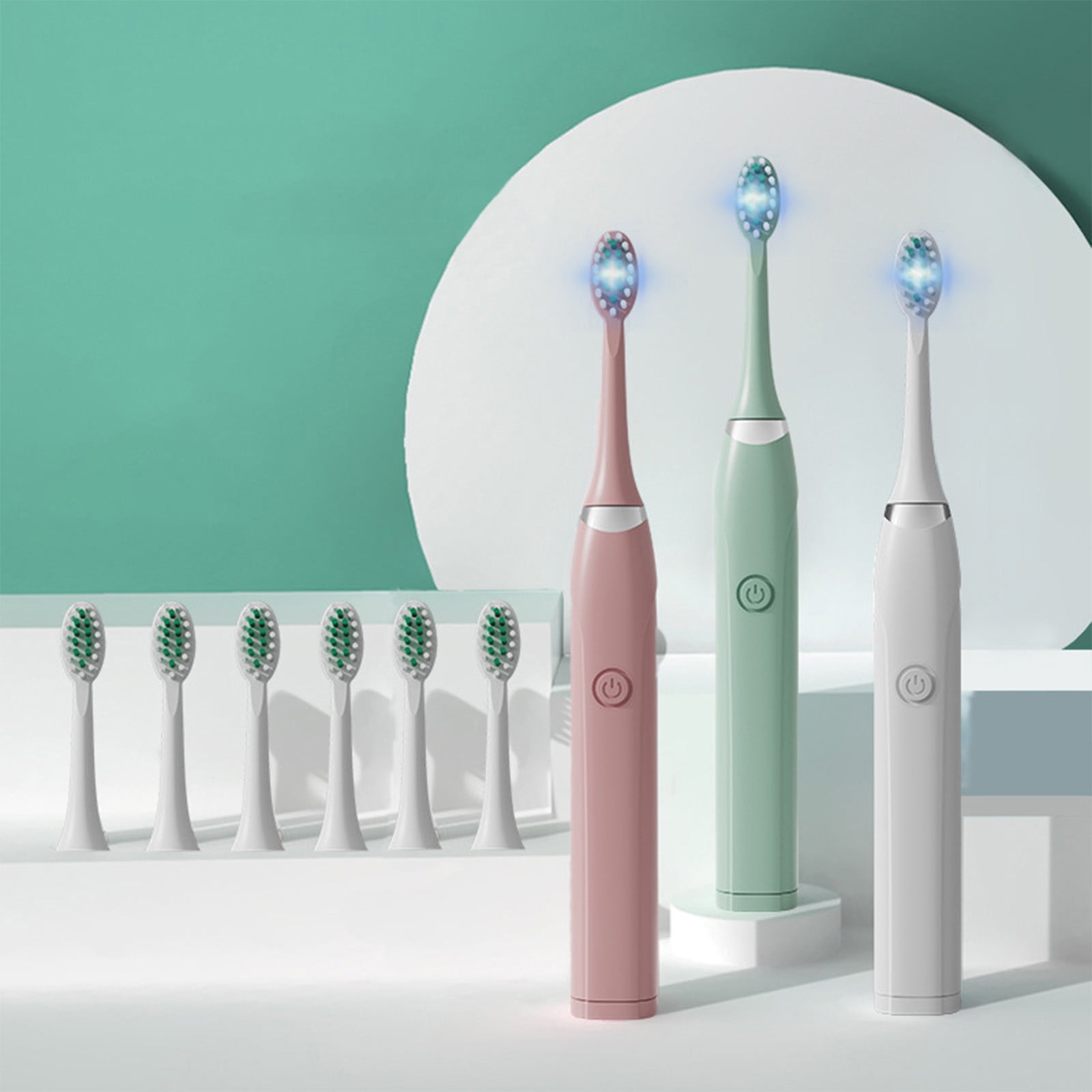Up to 65% Off Electric Toothbrush Electric Toothbrush With 6 Brush ...