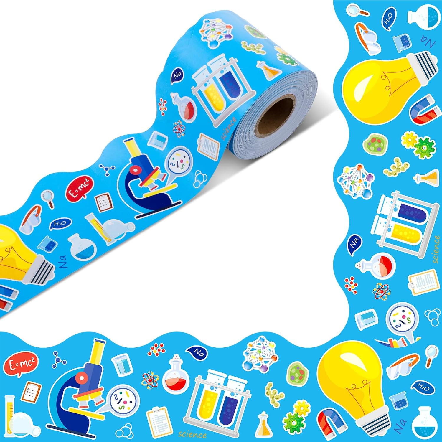 65 Feet Science Bulletin Board Borders Decoration for Classroom Science ...