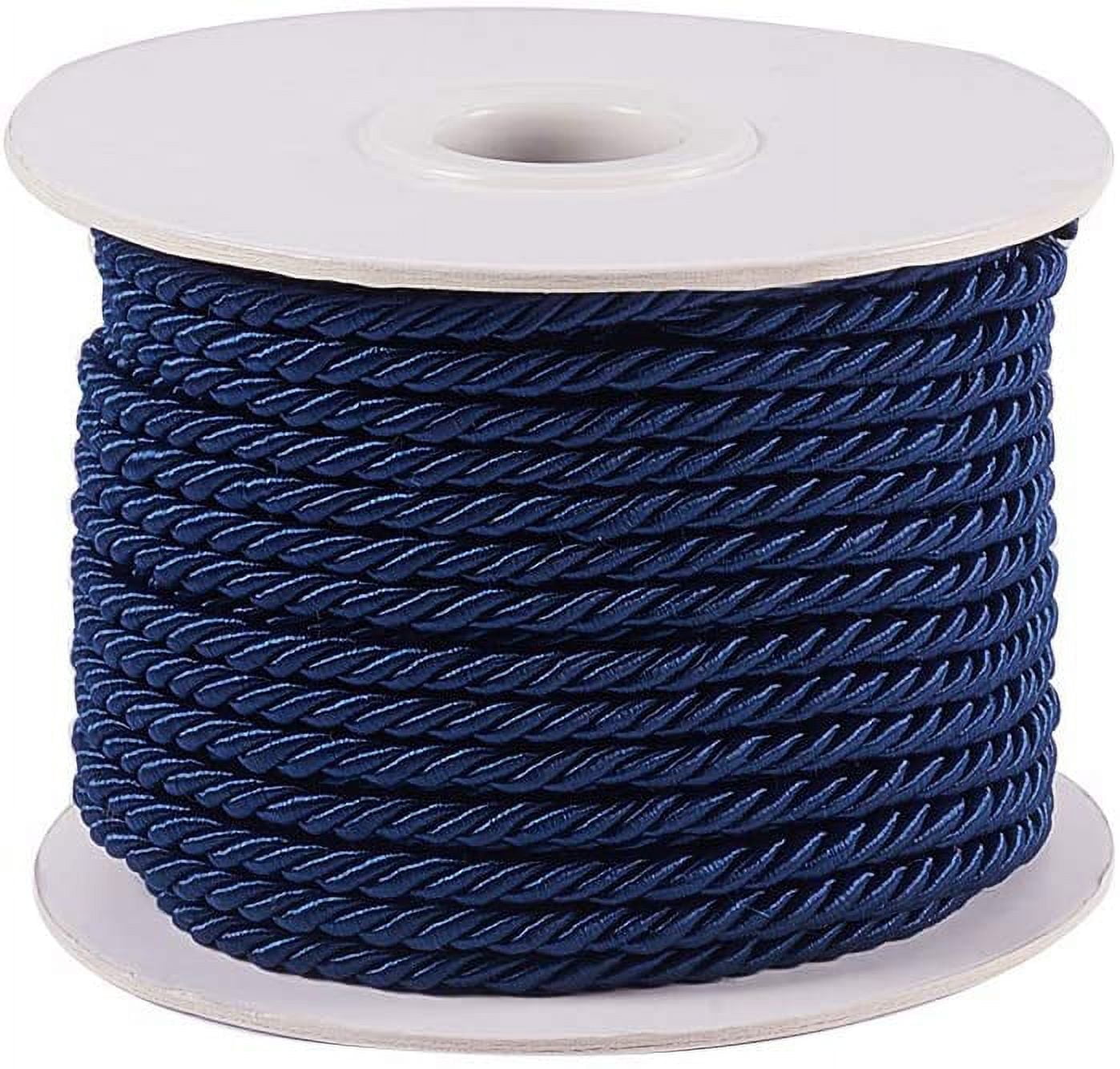 65 Feet Twisted Cord Rope Craft Nylon Rope 3mm 3 Strand Multipurpose ...