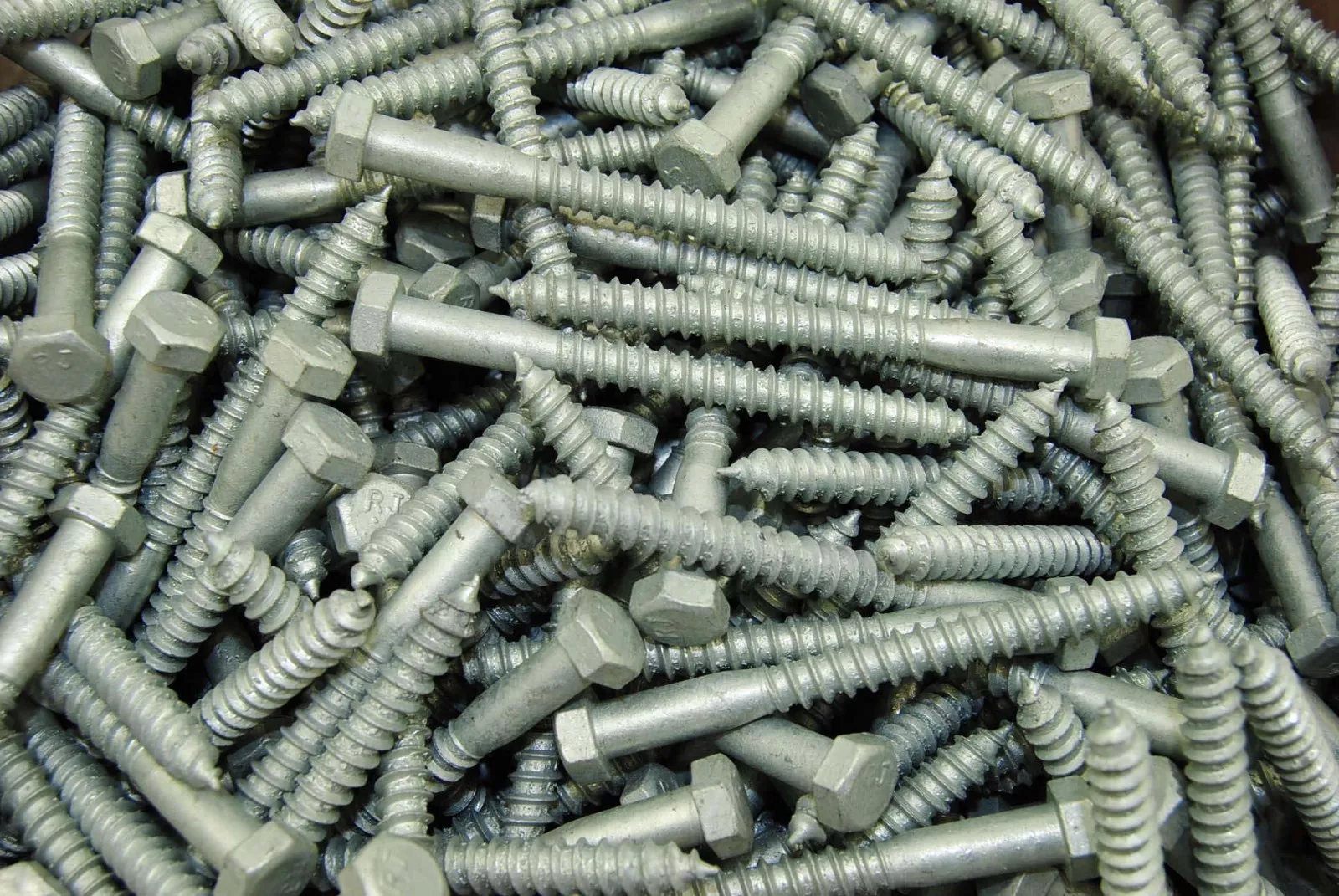 (65) Galvanized Hex Head 3/8 x 4" Lag Bolts Wood Screws - Walmart.com