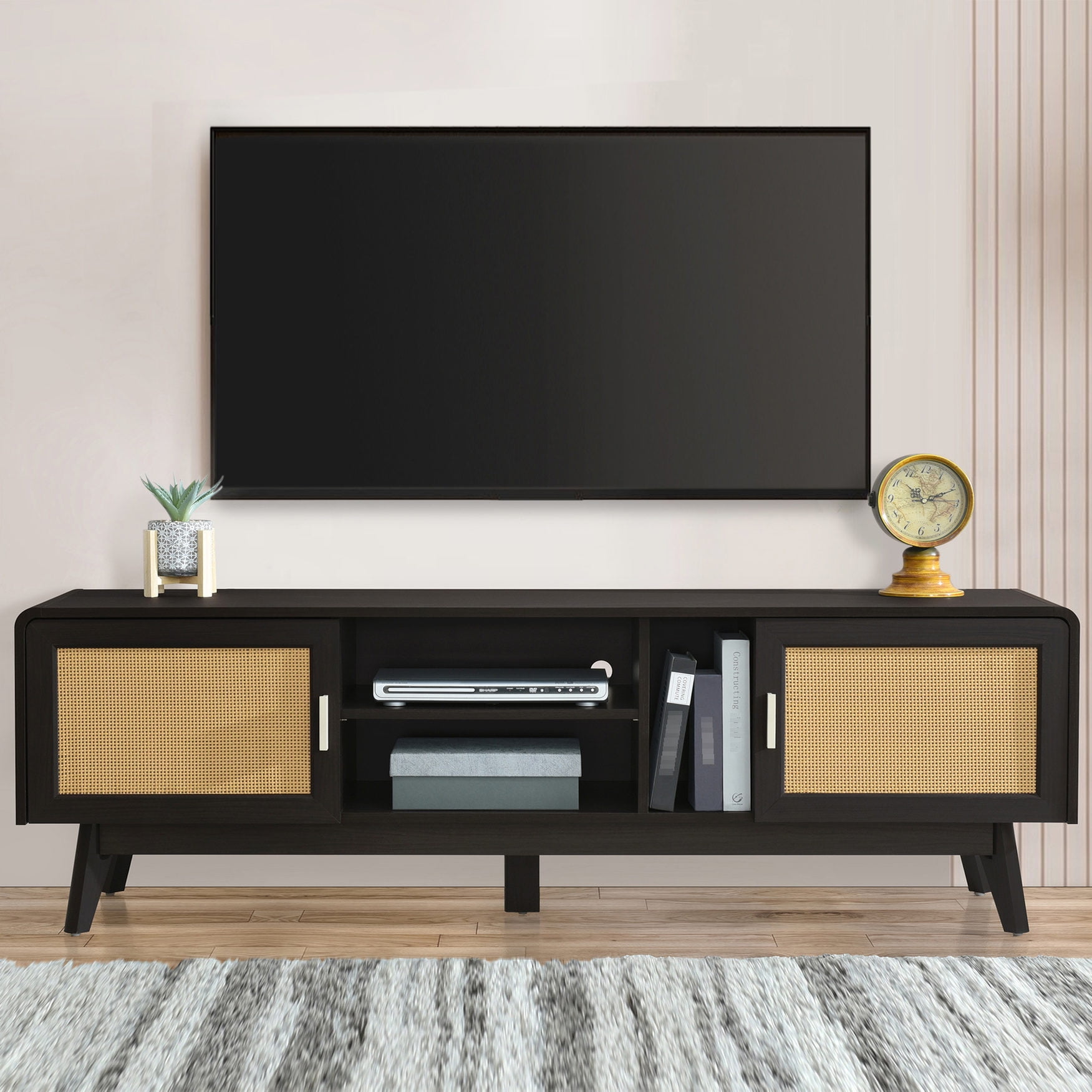 65 Inch Fit - Cable Management - Entertainment Space - Keep Cables in ...
