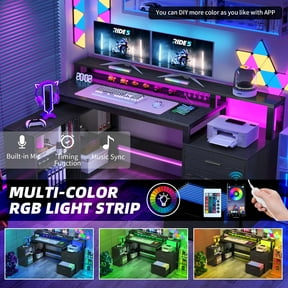 Tv Stand Computer Desk Combo