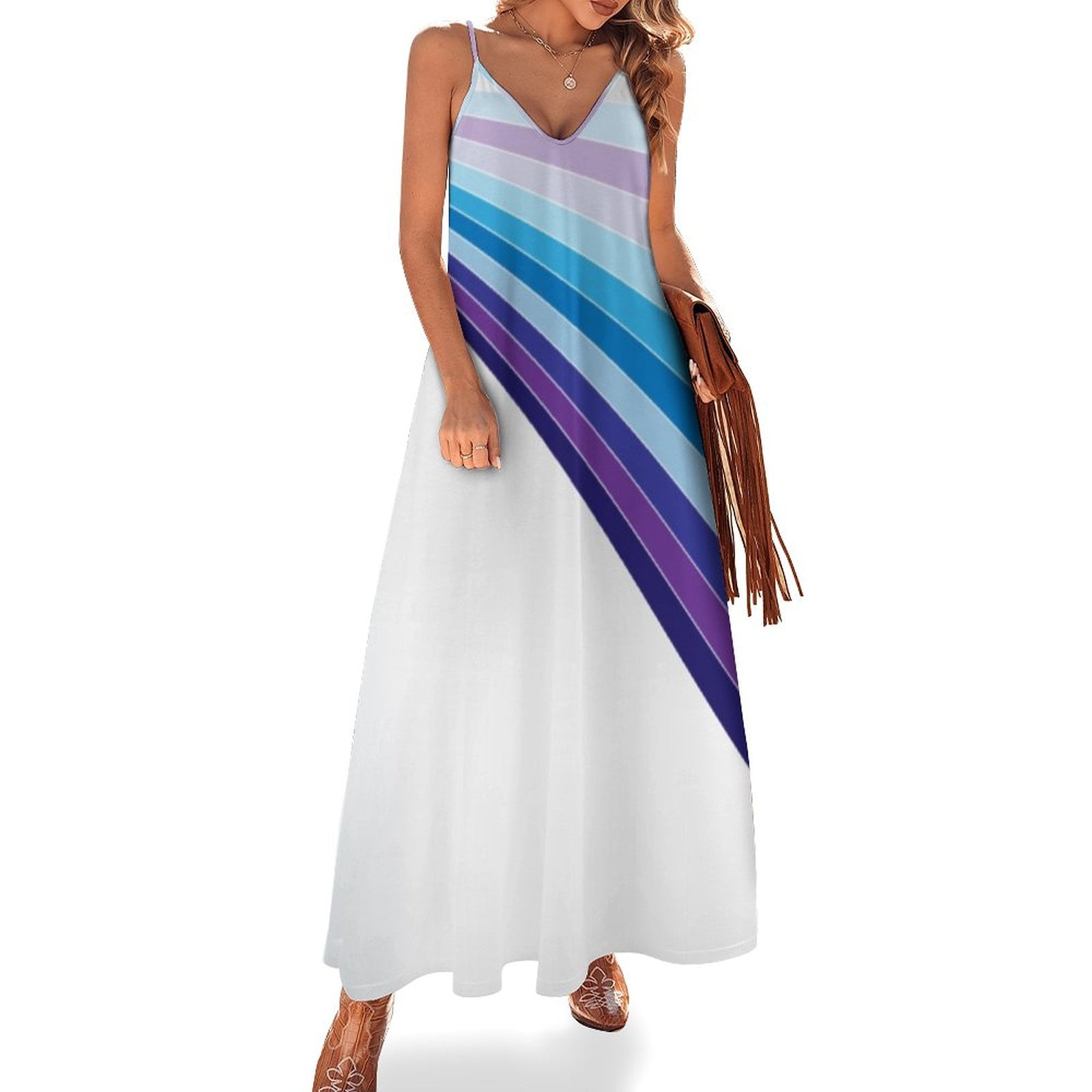 65 MCMLXV White Retro 70s Disco Blue Streaks of Light Pattern ...