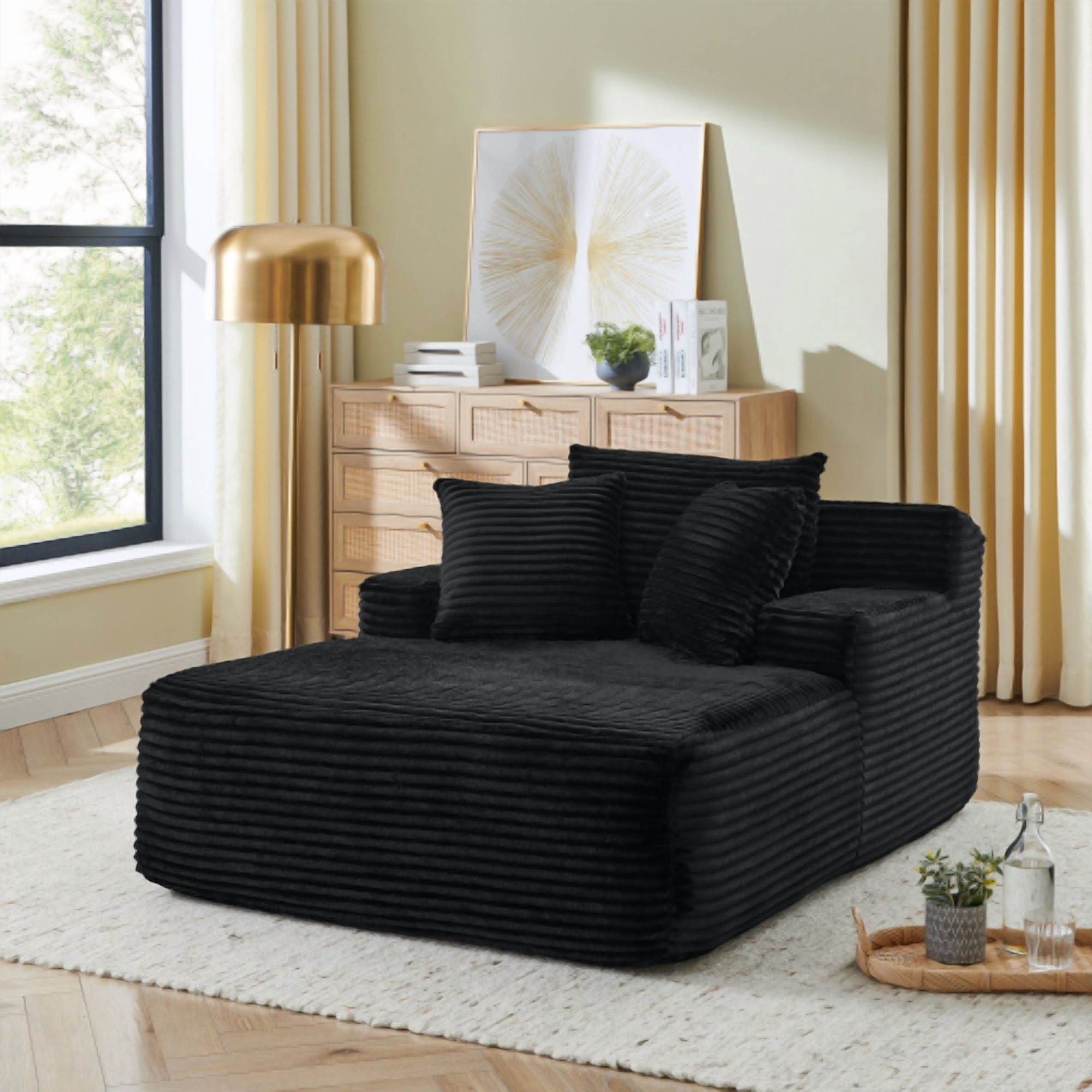 65" No-Assembly Single Sofa Couch, Sillones Para Domitorio Single Sofa ...