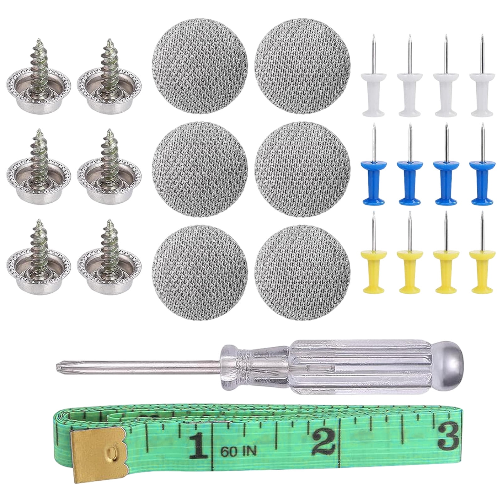 65 PCS Car Headliner Repair Kit, Car Roof Headliner Repair Button, Car ...