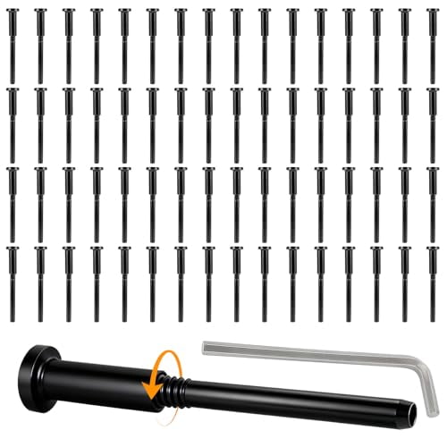 65-Pack 1/8" Black T316 Stainless Steel Cable Railing Hardware Kit ...