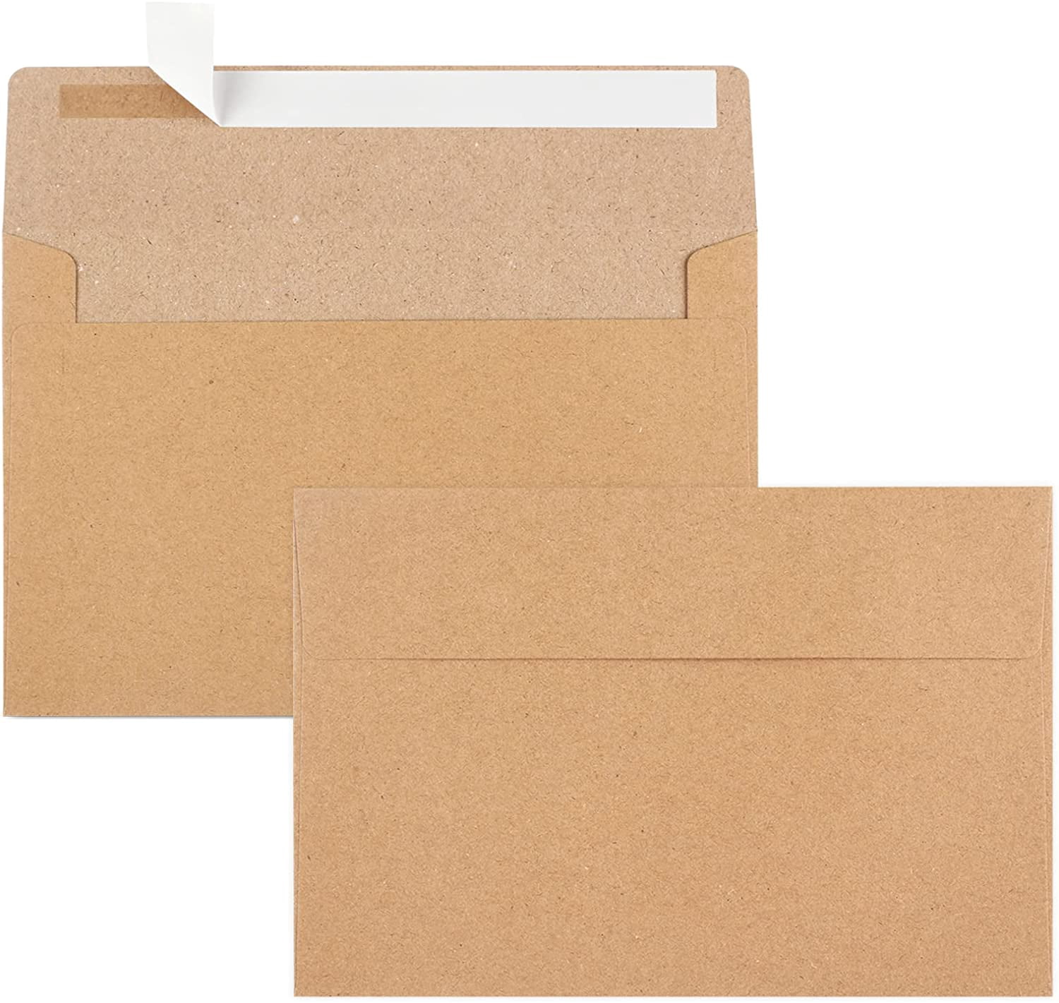 65 Packs A4 Invitation Envelopes, Brown Kraft Envelopes, 4x6 Photo ...