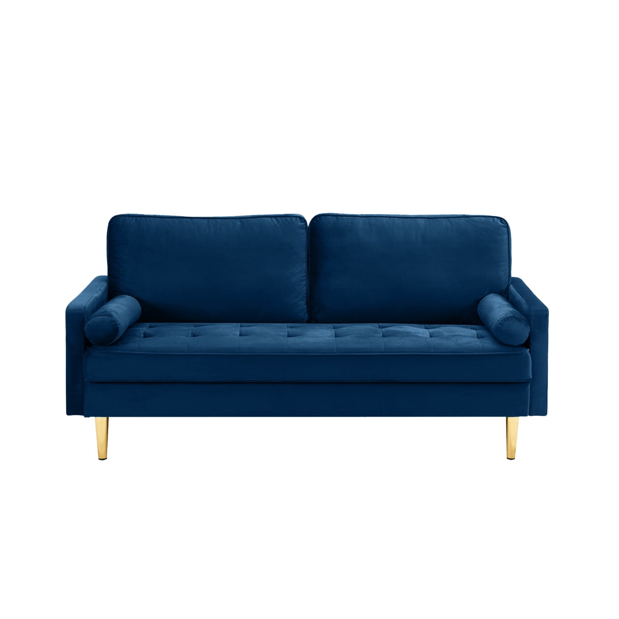 65" Velvet Sofa Couch, Loveseat Sofa, Deep Seat Comfy Sofa Couches ...