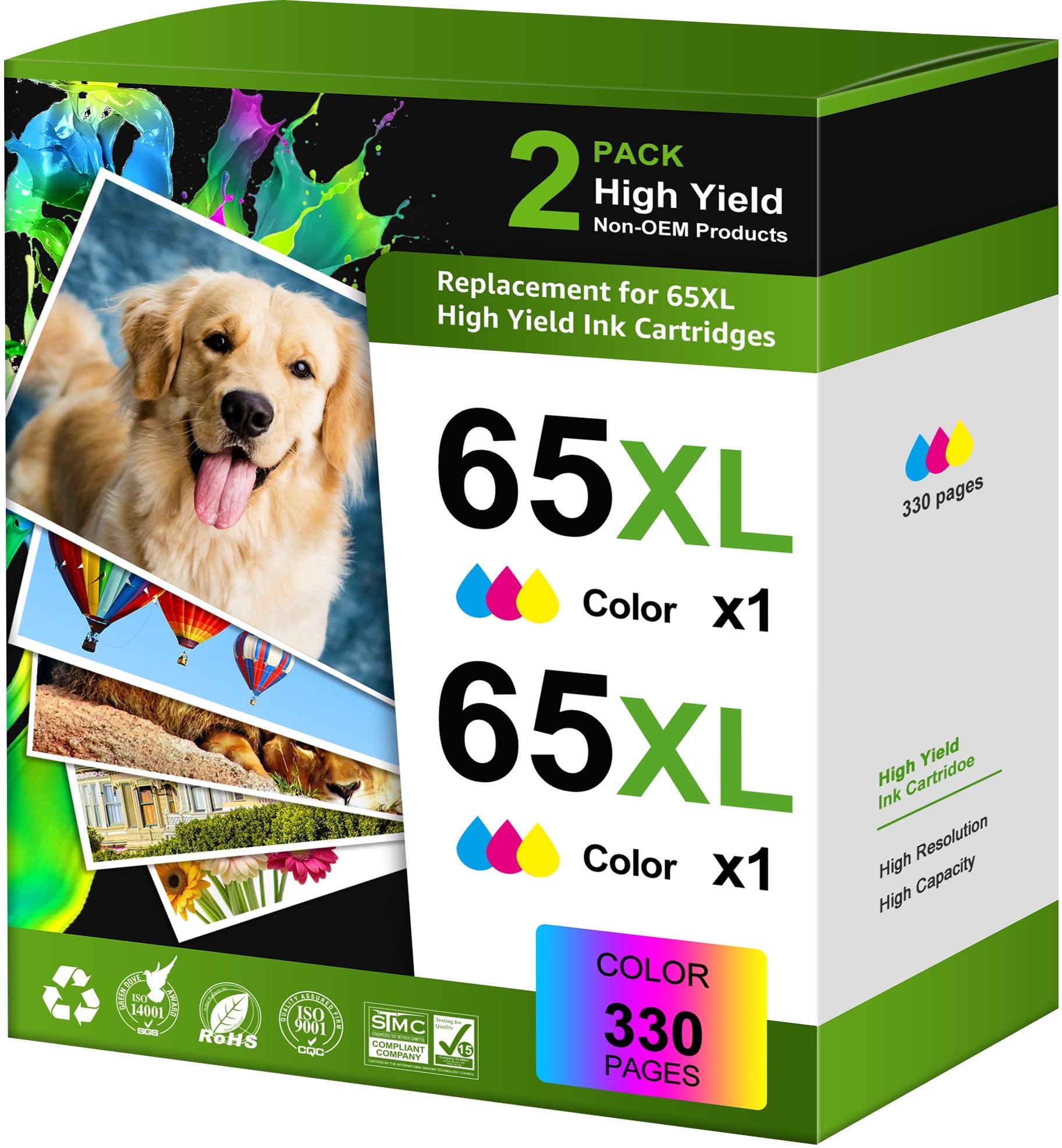 65 XL 65XL Ink Cartridge for HP 65 Ink Color for DeskJet 3755 3700 3752 ...