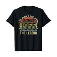 65 Years Old Birthday Gifts Man Myth Legend December 1955 T-Shirt ...