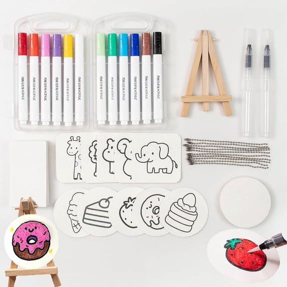 65 count Magic Texture Painting Kit, Magic Puffy , Drawing DIY Art Set ...