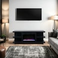 65-inch Entertainment Fireplace Stand | Multiple Flame Effect Options ...