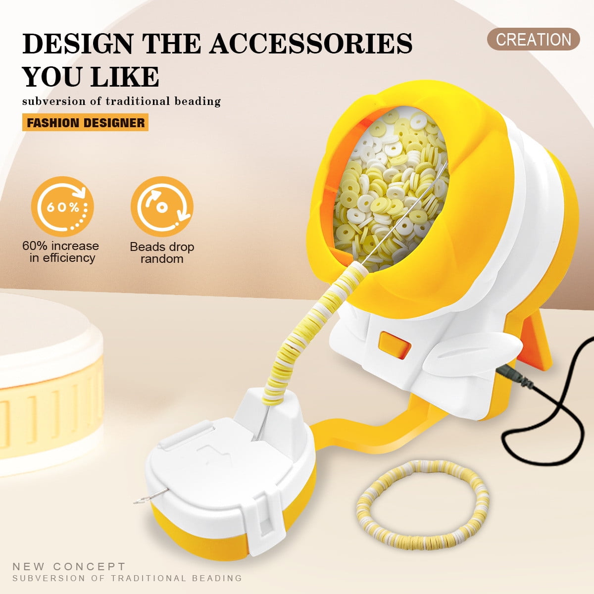 up to 65% off karymi Must-Have Automatic Beading Machine Efficient Bead ...