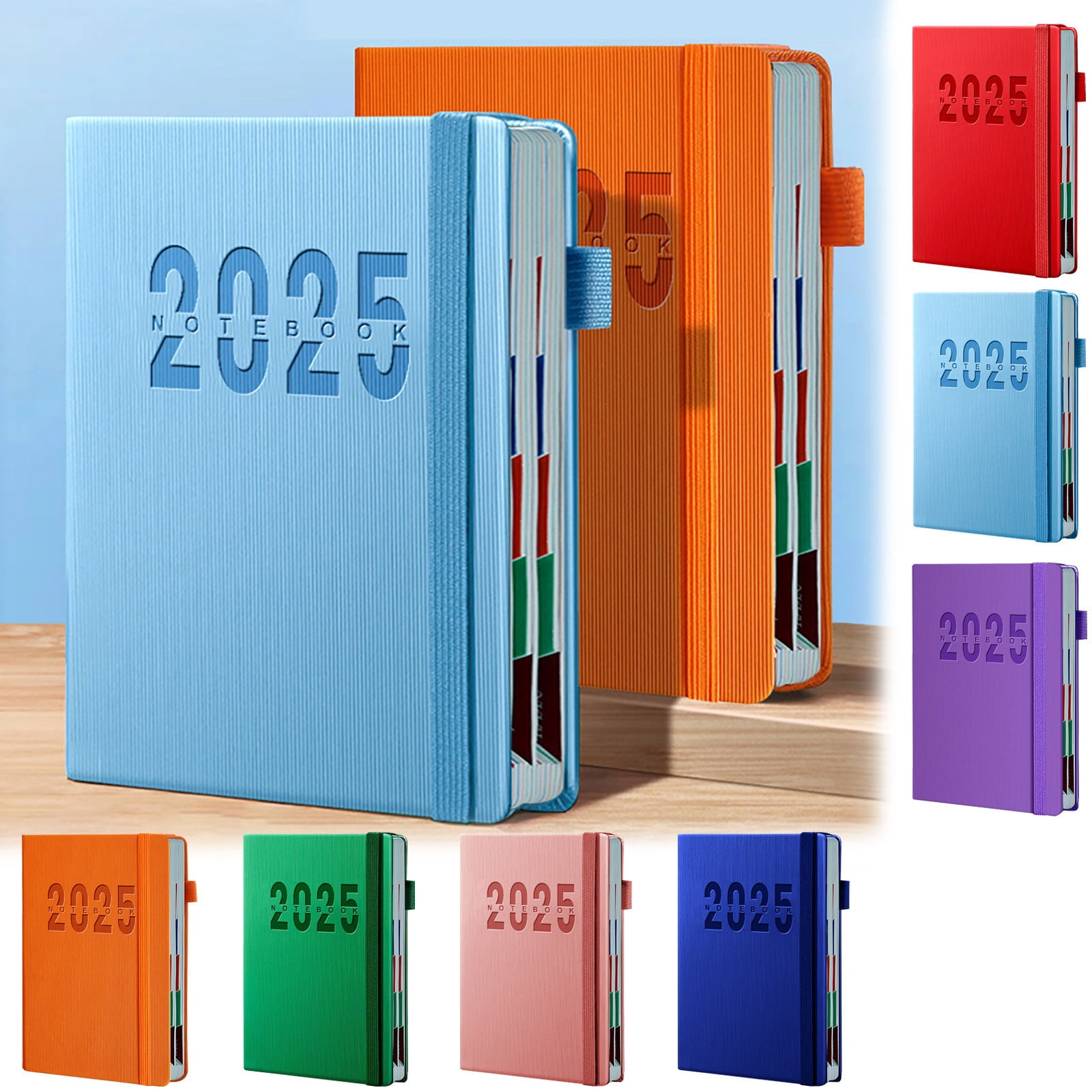 Up to 65% off! Writing Notebook 2025 Weekly Planner Notebook Hardcover ...