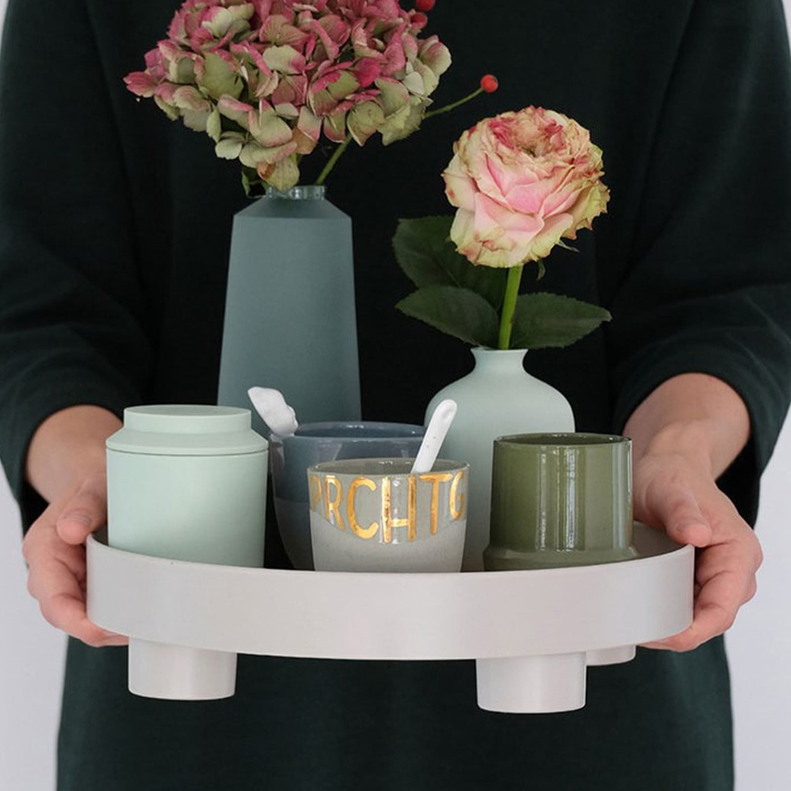 Up to 65 off!Yyuenw Scandinavian StyleTray Serving Tray Farmhouse for ...