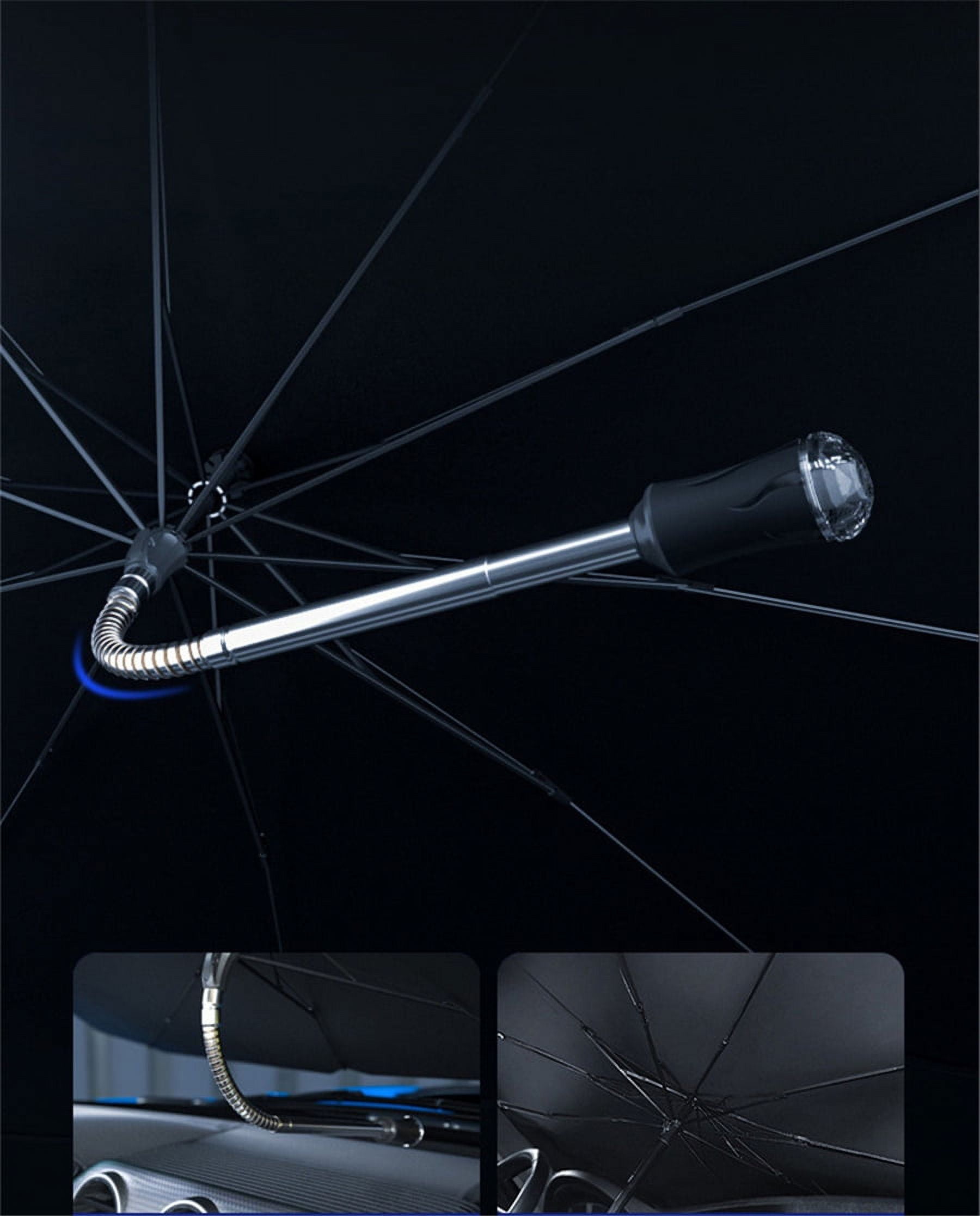 65 x 123cm Car SUV Windshield Sun Shade Umbrella Windscreen UV Block ...