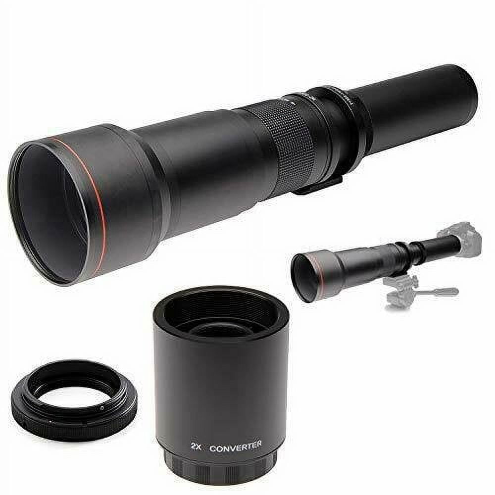 650-1300mm/1300-2600mm Manual Telephoto Lens for Canon EOS Rebel DSLR ...