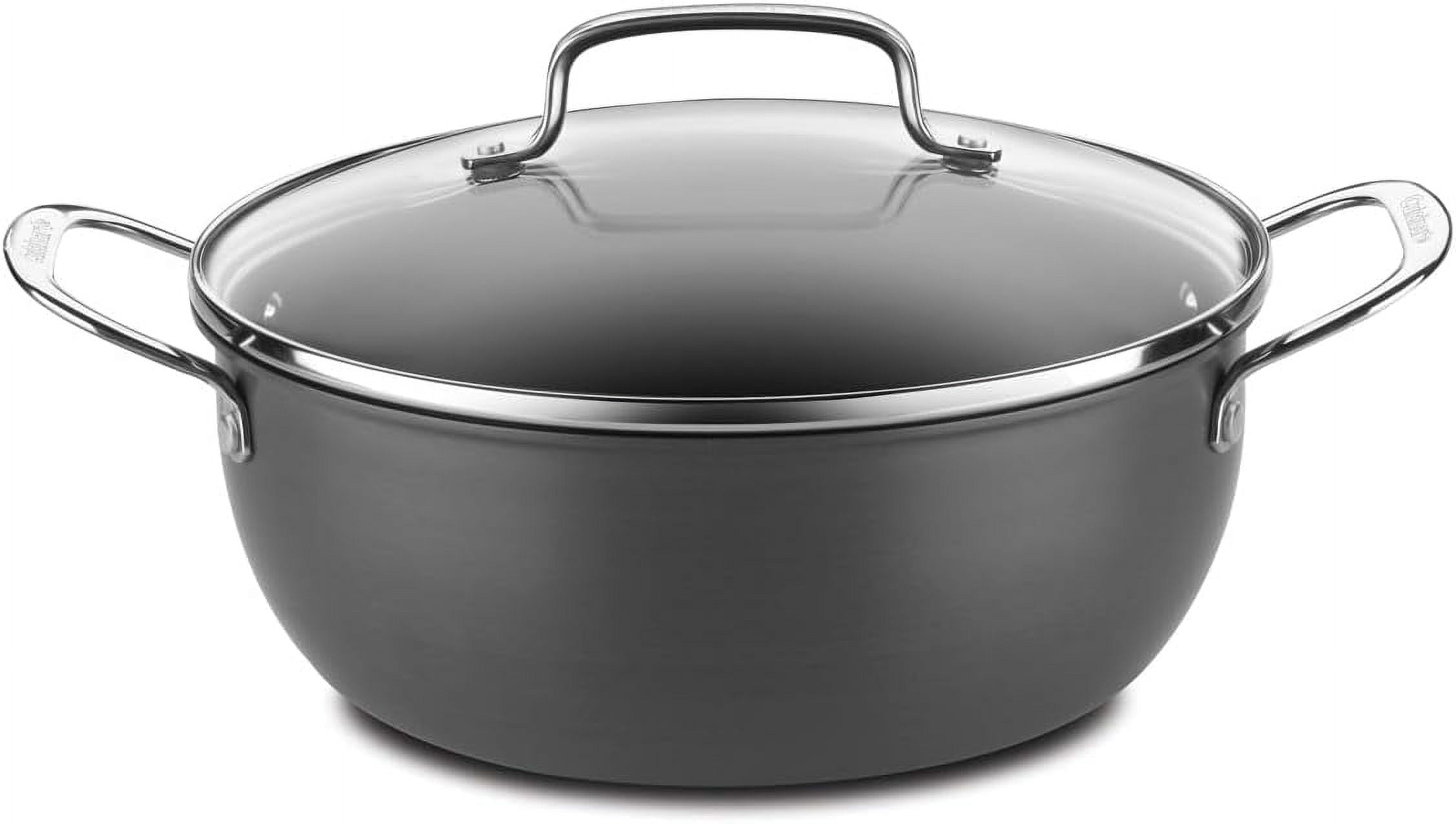 650-26CP Chef's Classic 5-Quart Chili Pot with Cover Nonstick-Hard ...